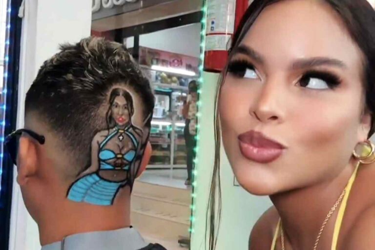 Gracie Bon näyttää fanin kunnianosoituksen, joka piirsi hänet ...