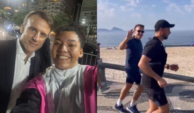 French President Emmanuel Macron goes viral on social media after a ...